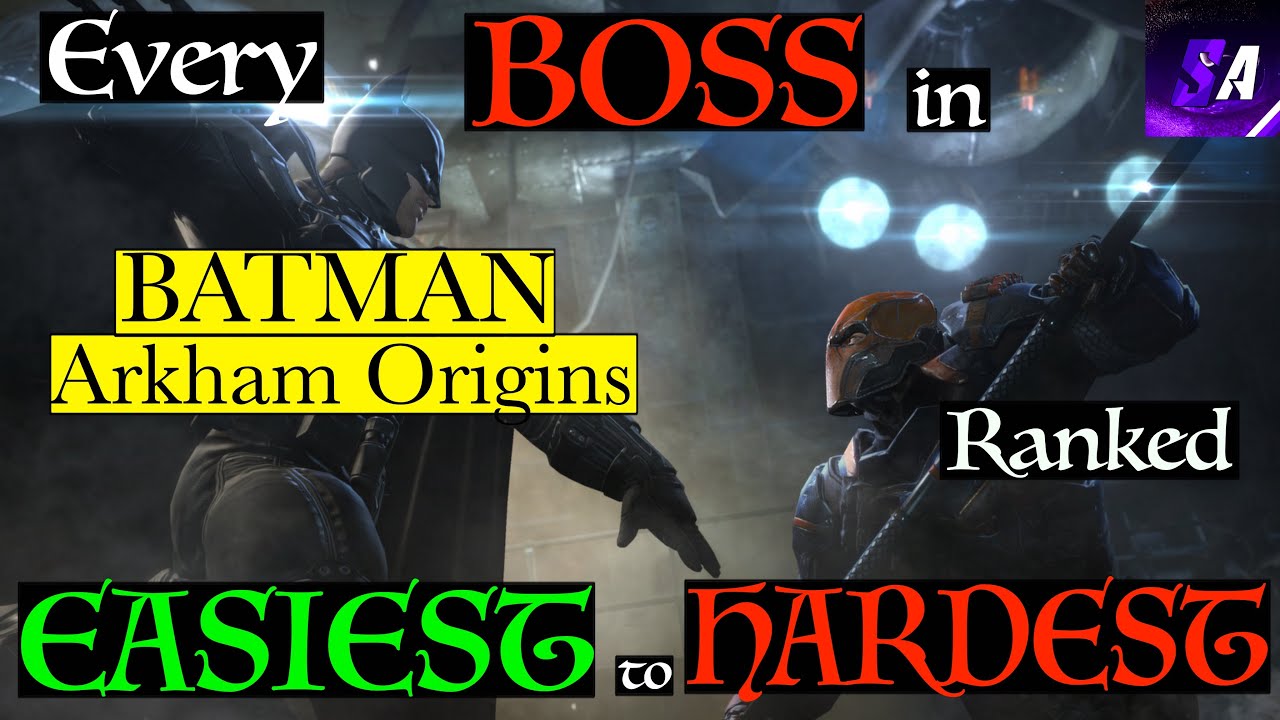All Batman Arkham Origins Bosses Ranked Easiest to Hardest - YouTube