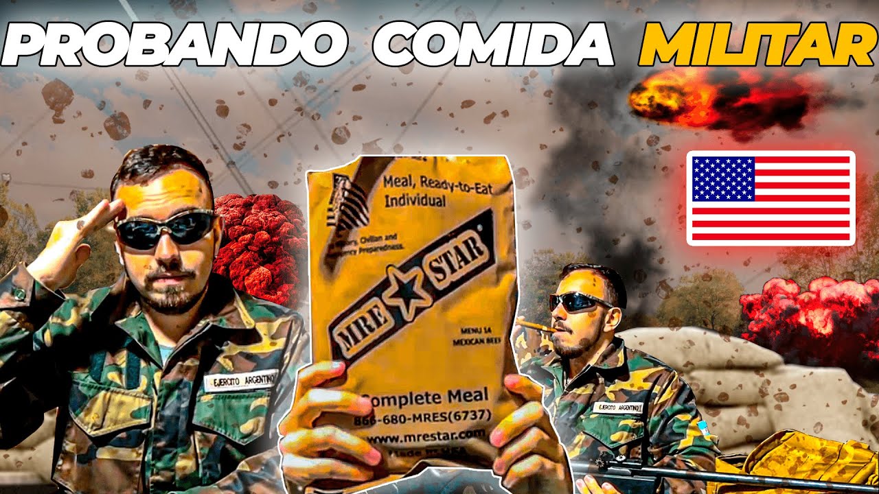 PRUEBO COMIDA MILITAR DE ESTADOS UNIDOS "M.R.E" - YouTube