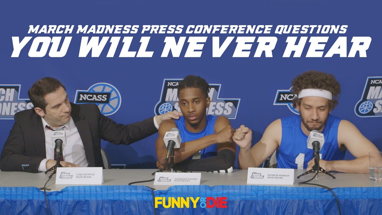March Madness Press Conference Questions You Will Never Hear - YouTube