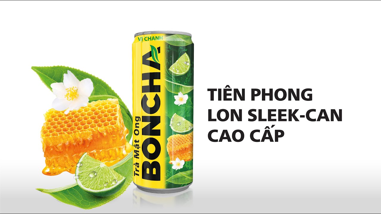 TRÀ MẬT ONG BONCHA LON SLEEK-CAN VỊ CHANH | GIẢI KHÁT THỜI THƯỢNG ...
