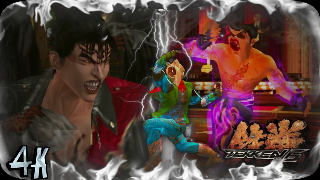 Dark Rider Devil Jin vs Possessed Monsters Ultra Hard Tekken 6 UHD 4K ...