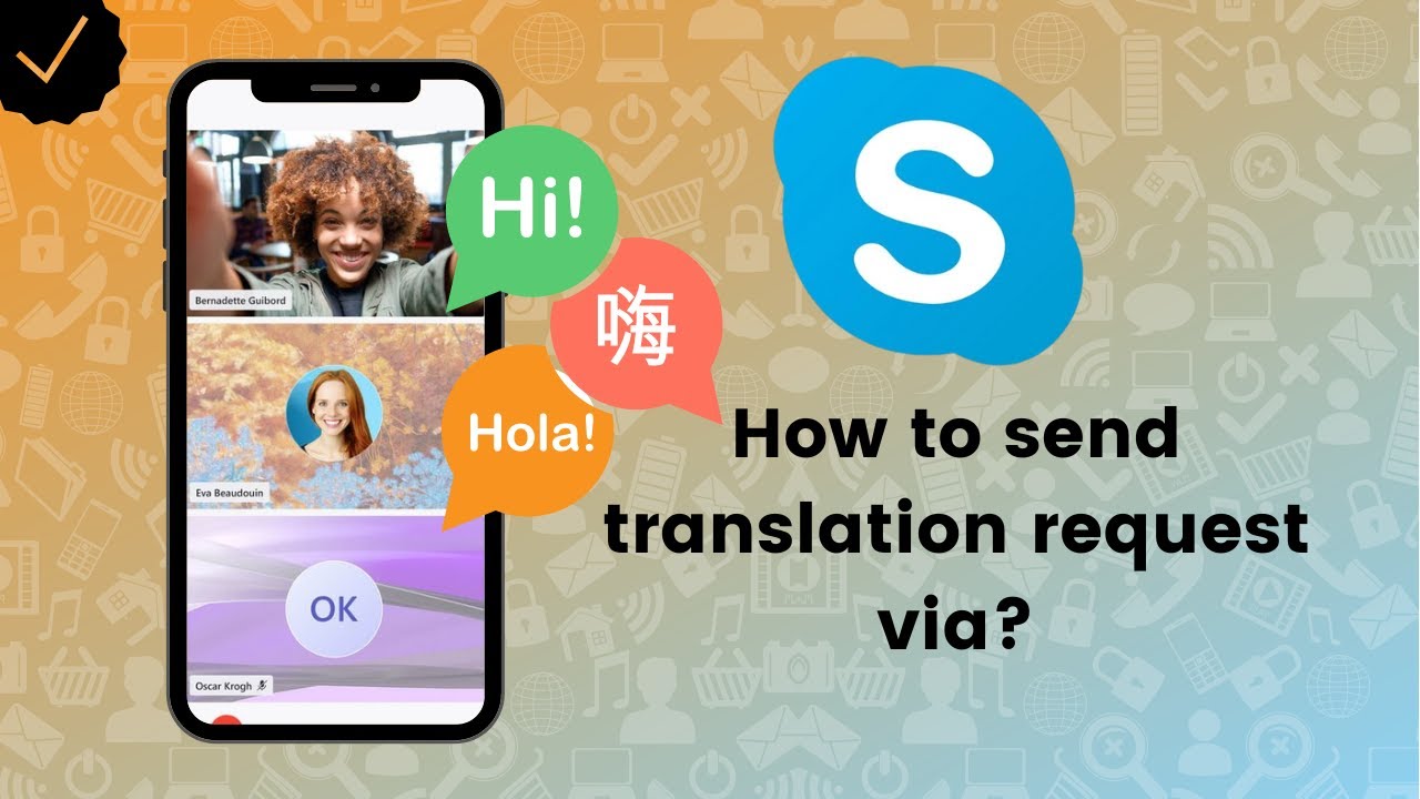 How to send translation request via on Skype? - YouTube