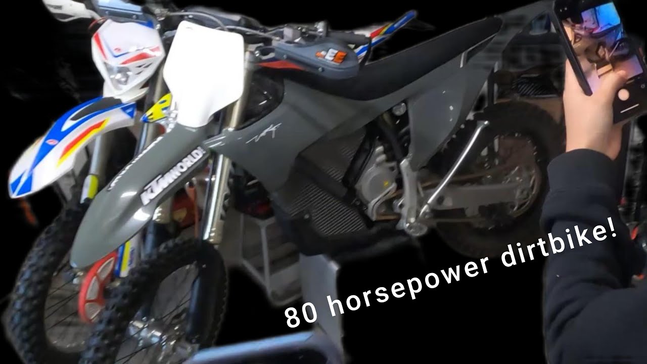 We saw a 80hp Stark Varg While riding Surron! - YouTube