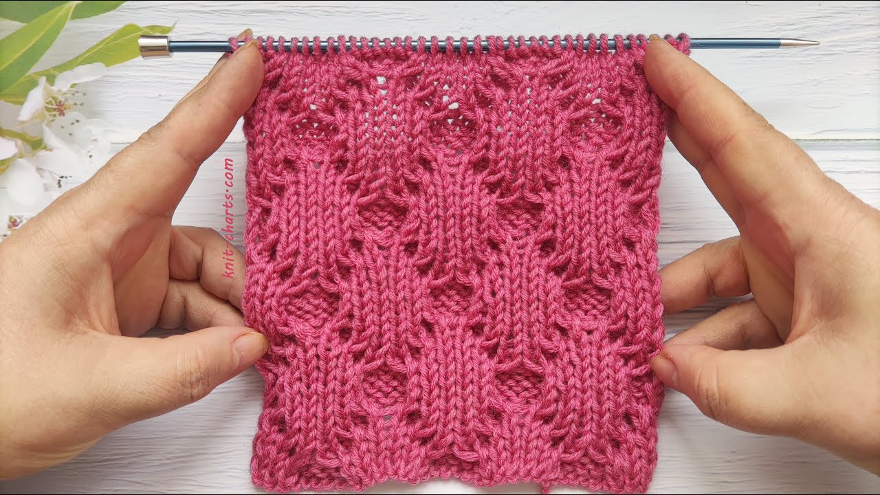 Spider Knitting Pattern | Spinnenmuster stricken | Punto Ragno ai ferri| Punto Arañitas a dos ...