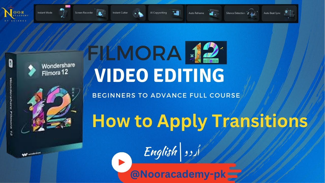 how to apply transitions in filmora 12 || filmora 12 tutorial ...