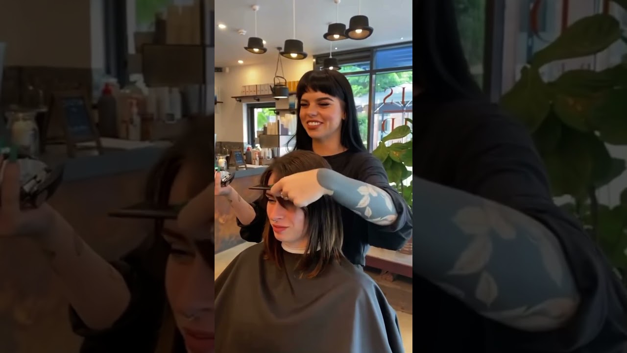 Headshave in the barbershop - YouTube