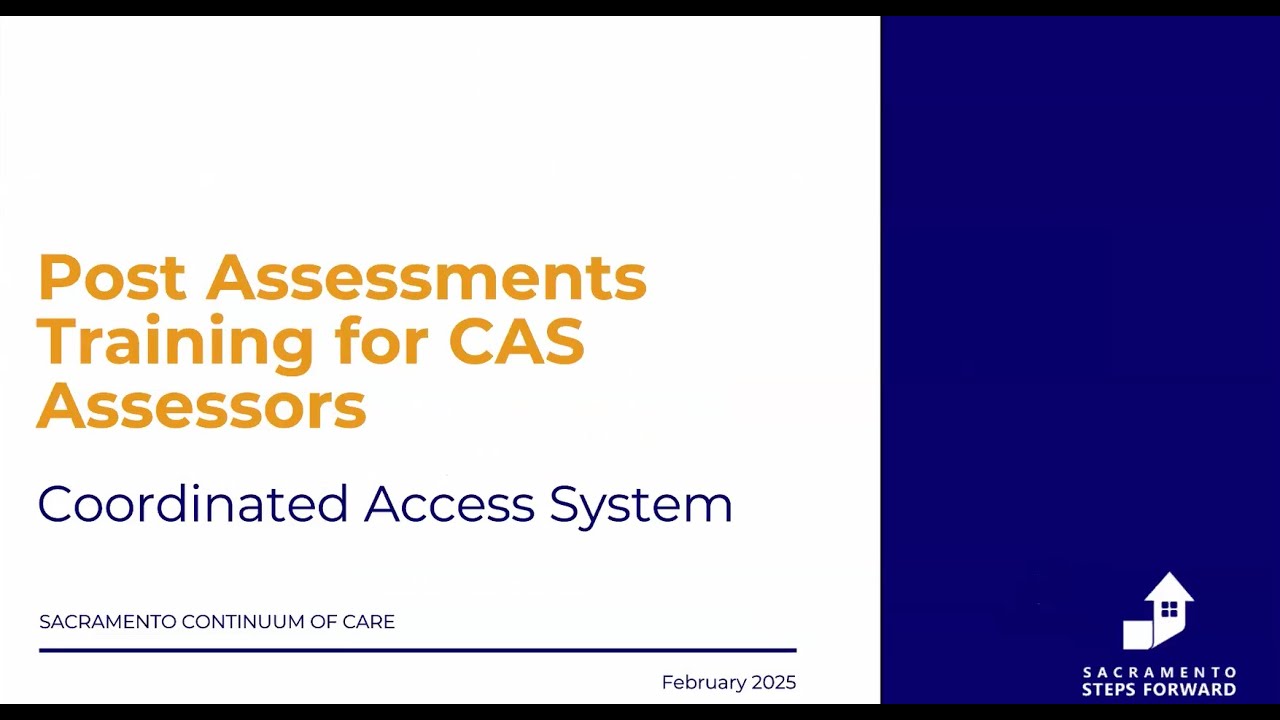 2025 CAS Assessor Training Series: Post Assessments - YouTube