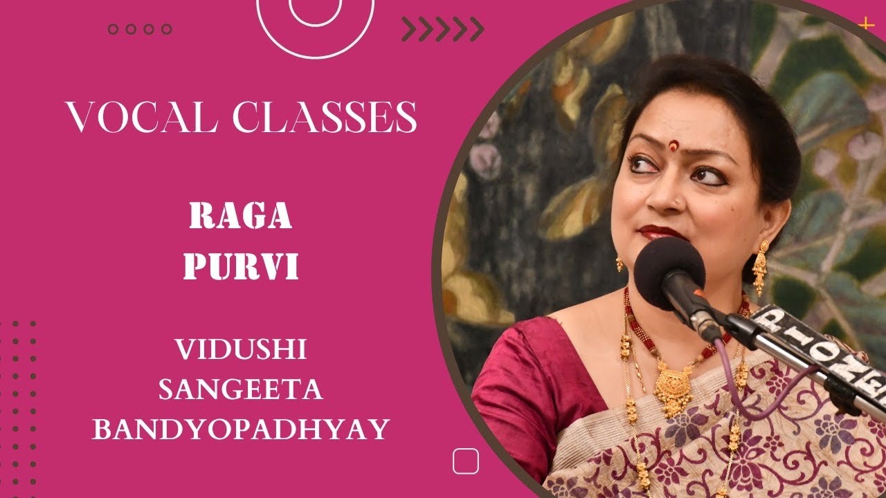 Singing Classes 3, Tutorial, Vidushi Sangeeta Bandyopadhyay, Raga Purvi ...