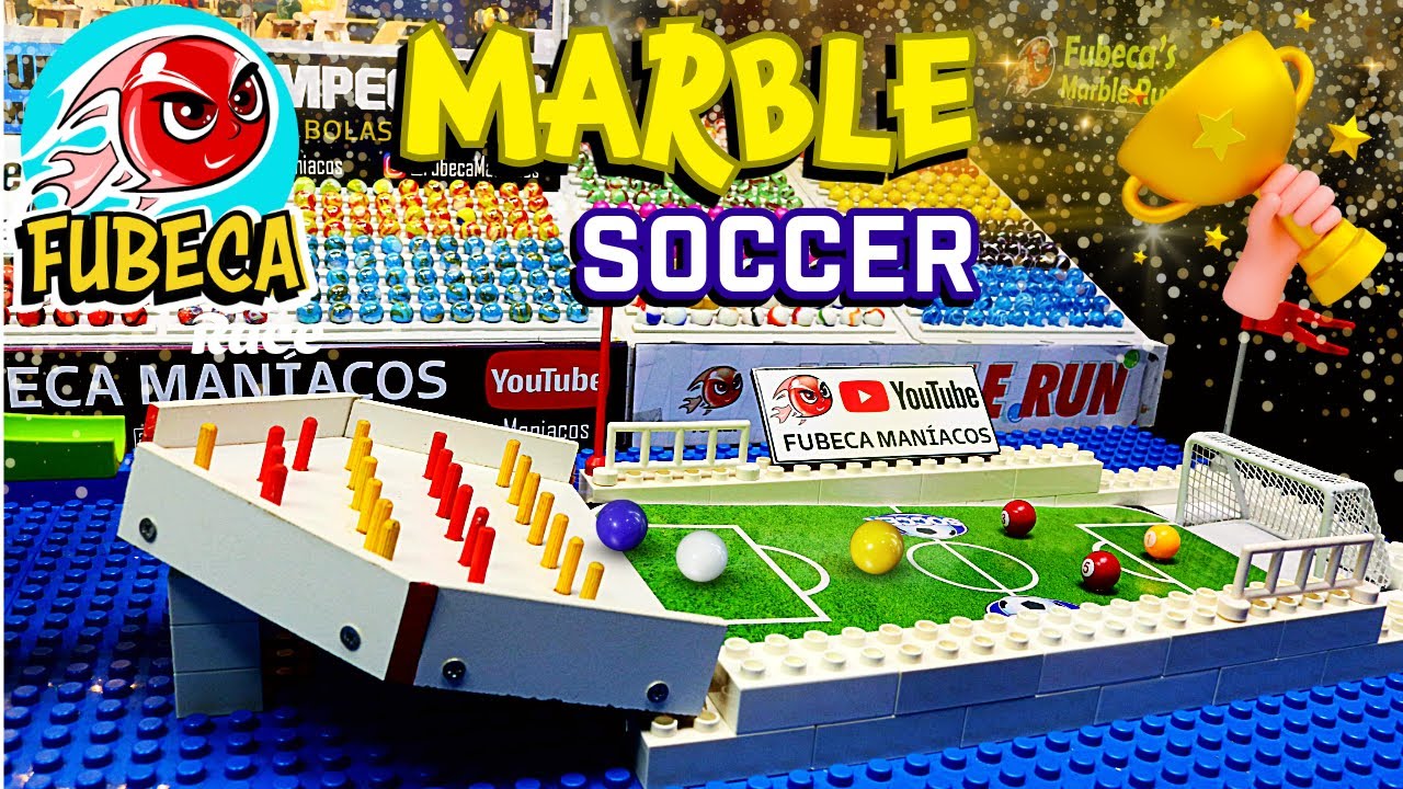 Marble Race Soccer Collision - an electrifying showdown - YouTube