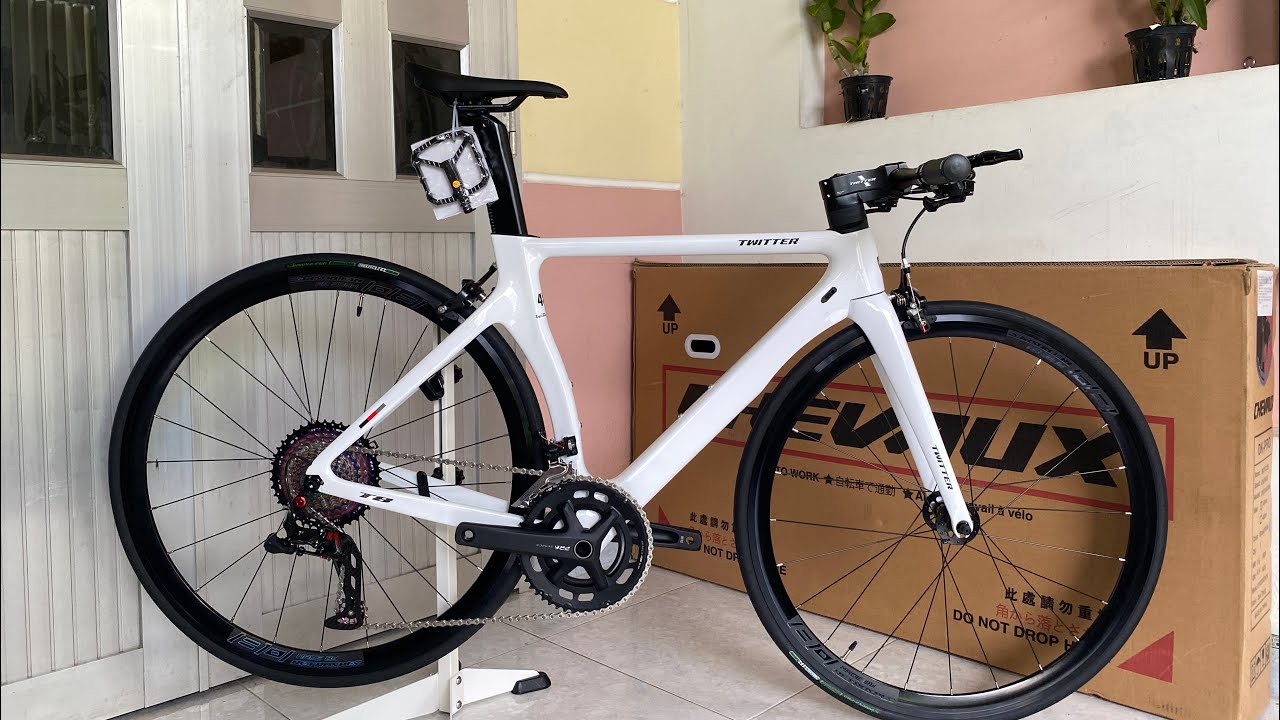 Twitter T8 tay ngang - 2 đĩa 12 líp | 0936042074 Xe đạp giá rẻ - YouTube