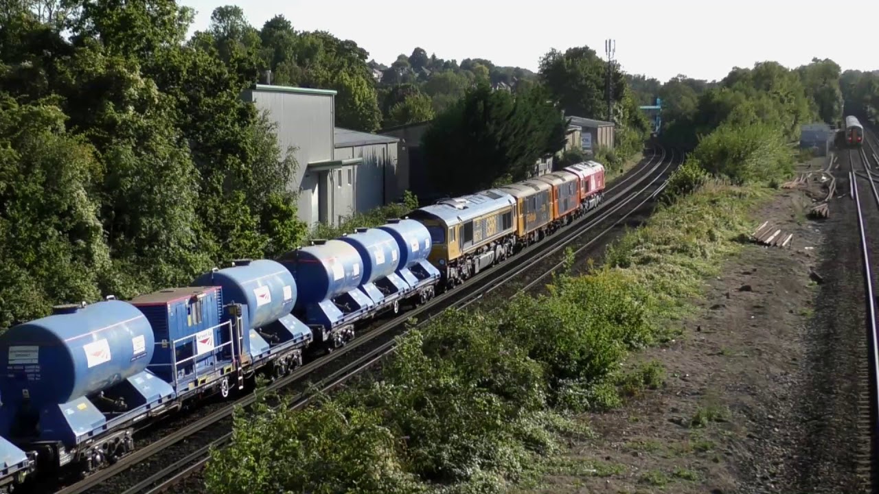 RHTT wagons to Tonbridge! 66783 leads 4O57 Peterborough - Tonbridge 17 ...