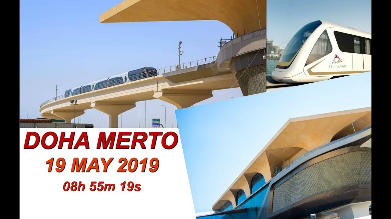 🚇 Doha Metro(Underground) - දෝහා මෙට්‍රෝ | Started on 19th May 2019 ...