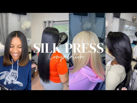 🌟🌟🌟SILK PRESS COMPILATION 🌟🌟🌟 - YouTube