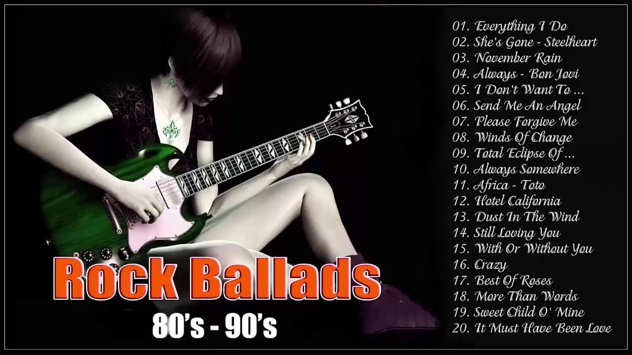 Slow Rock Ballads Of The 80s 90s | Best Rock Ballads Of All Time | Slow ...