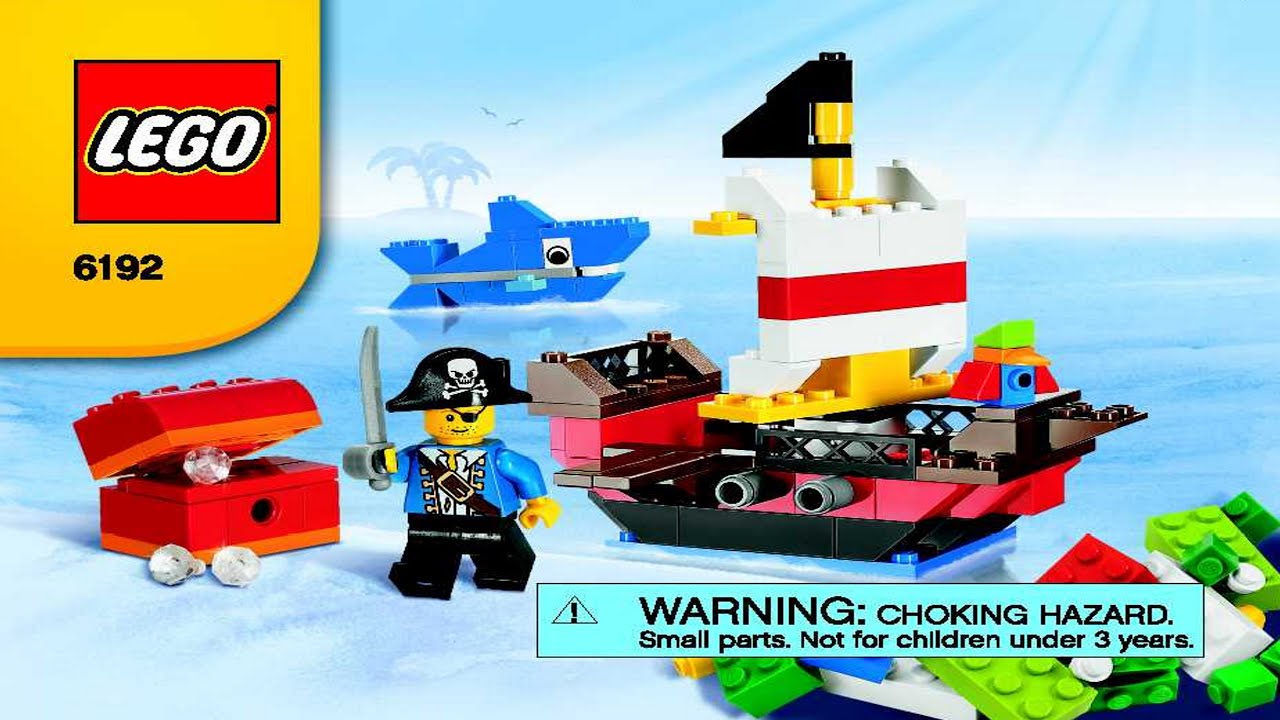 LEGO instructions - Bricks and More - 6192 - Pirate Building Set - YouTube