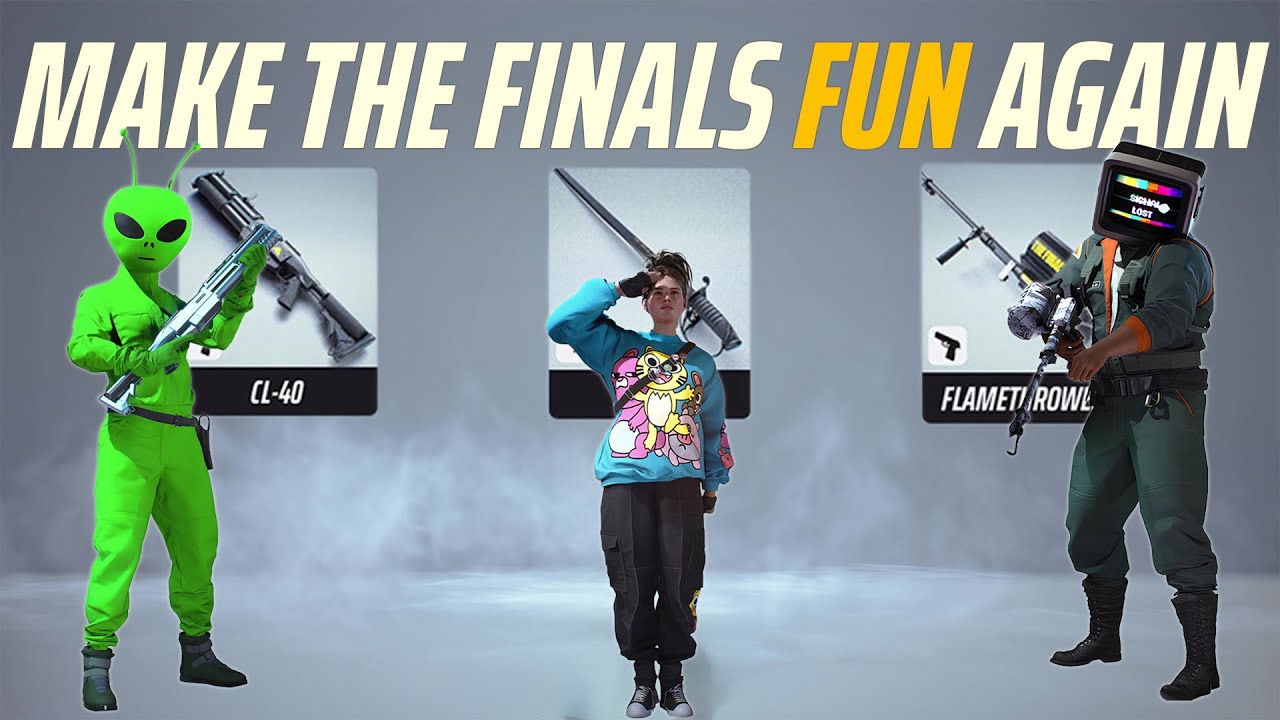 Funniest Weapons To Use In The Finals - YouTube