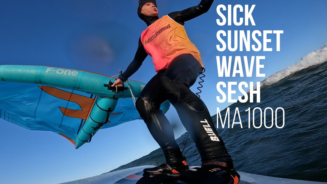 SICK sunset wave sesh on the MA1000 - YouTube
