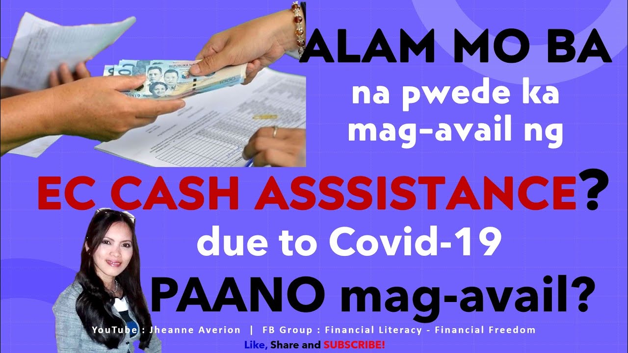 How to Avail EC Cash Assistance due to Covid-19 - YouTube