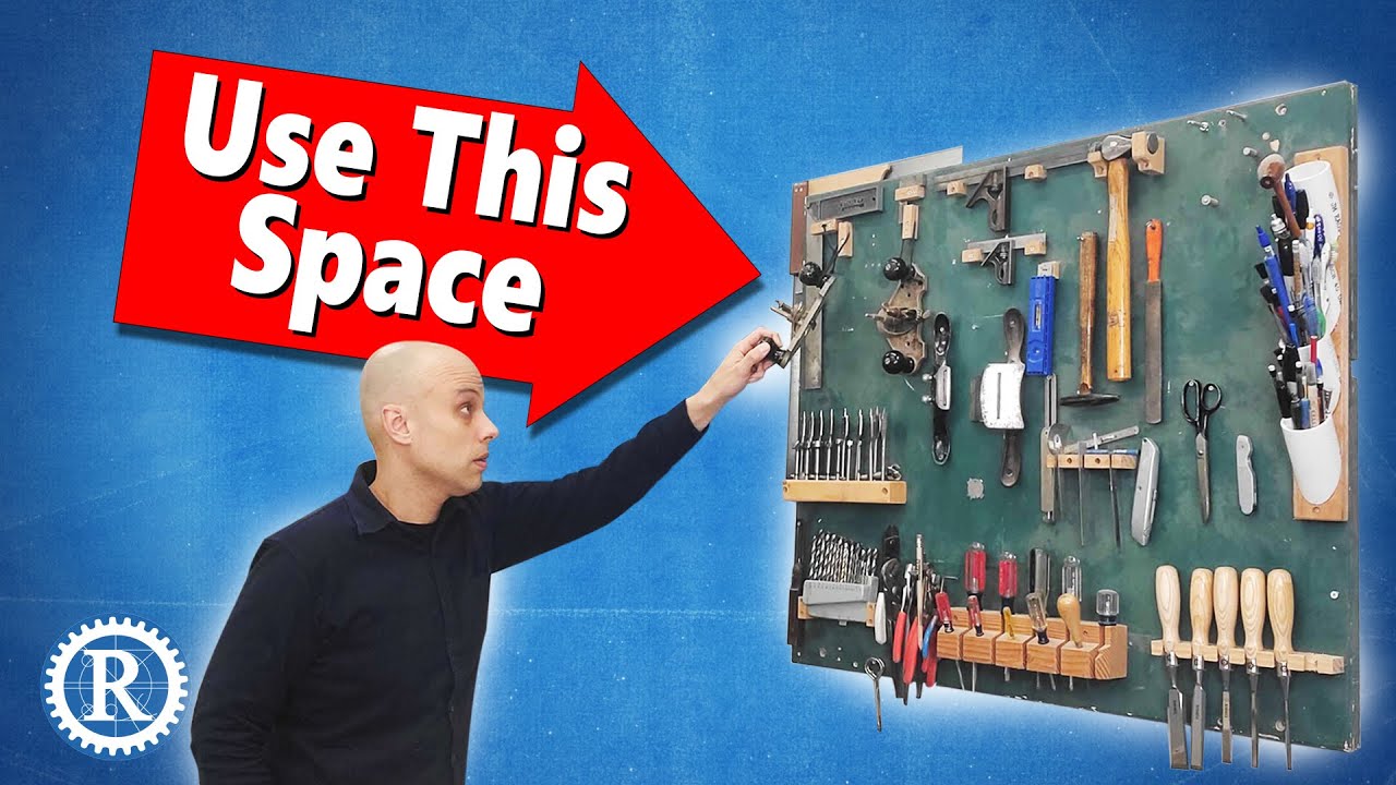 Build a Tool Wall From Scraps and Junk - YouTube