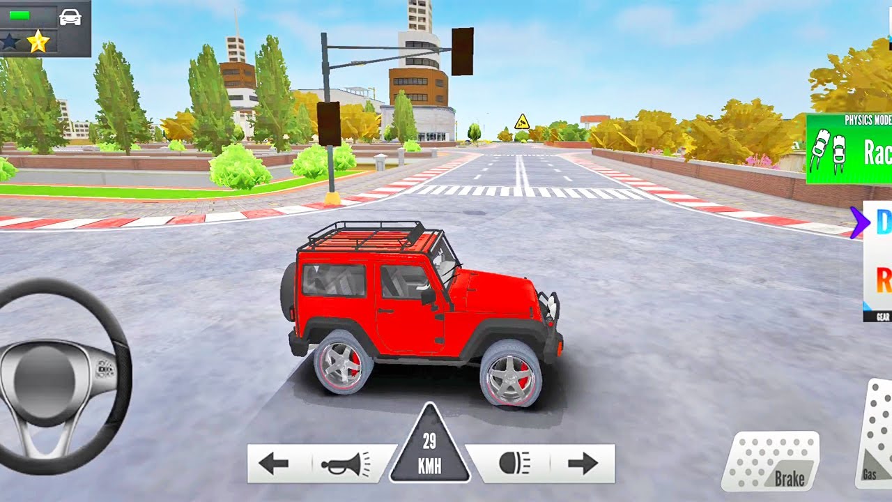 Open World Jeep Driving Mission Game | Jeep Racing Game | Red Jeep ...