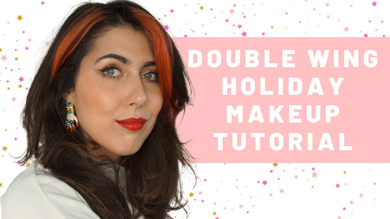 DOUBLE WINGED LINER HOLIDAY MAKEUP TUTORIAL | Integrity Botanicals - YouTube