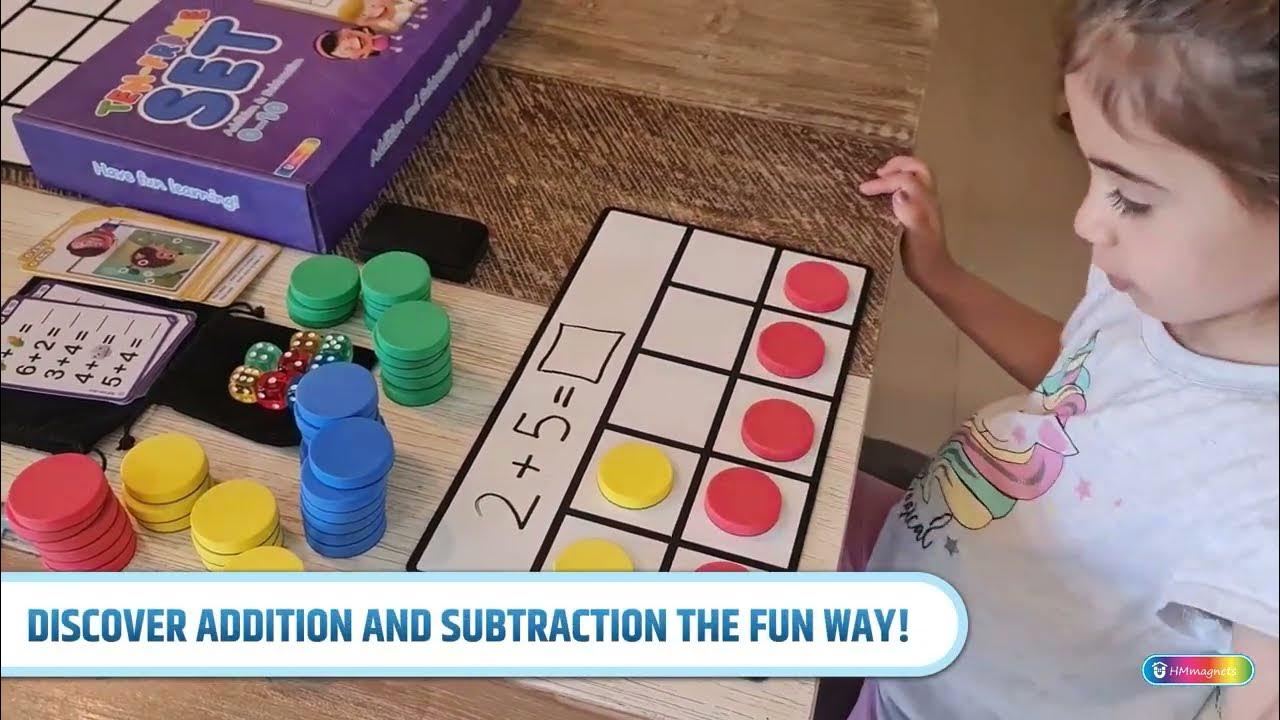 Large Magnetic Ten Frames & Counters for Kids (Super Fun Way to Explore ...