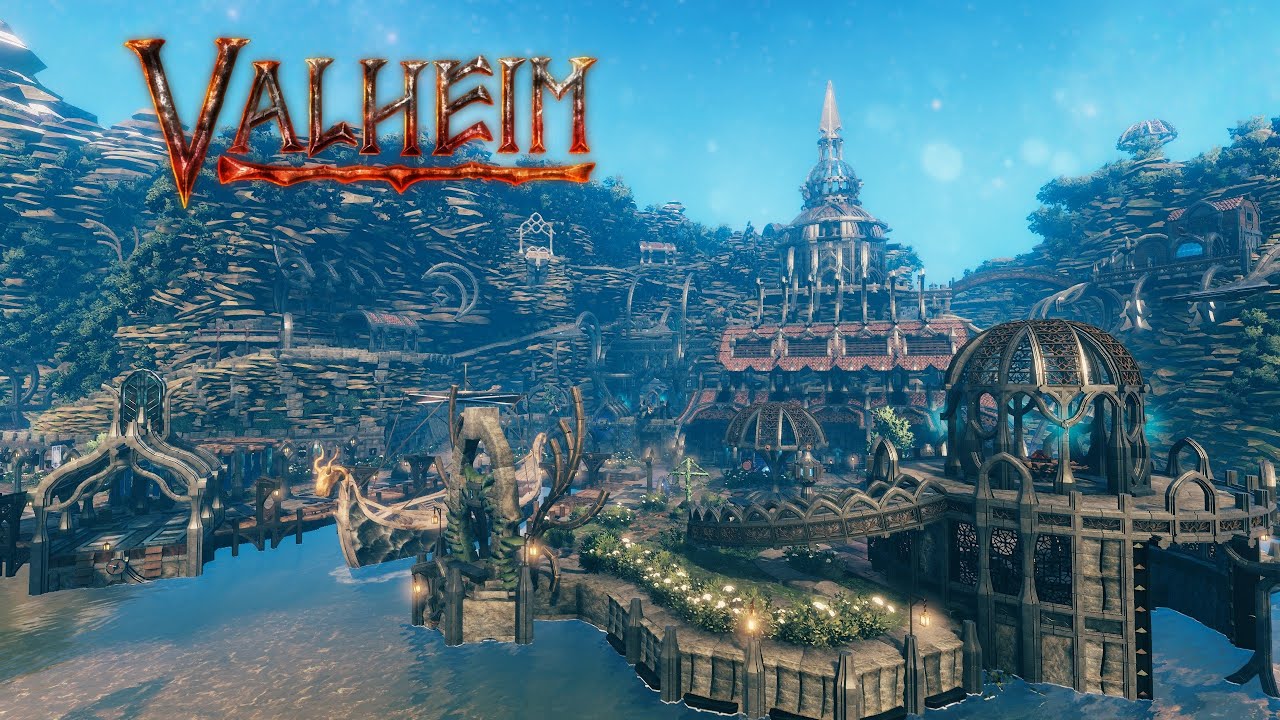 Eil’thara - Valheim Mega Build Fly-through - YouTube
