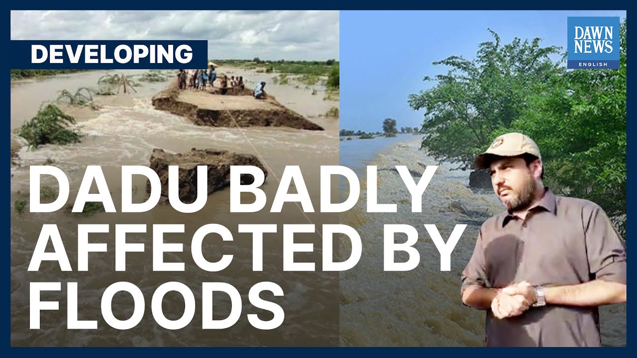 More Than 1,000 Villages Submerged In Dadu | Dawn News English - YouTube