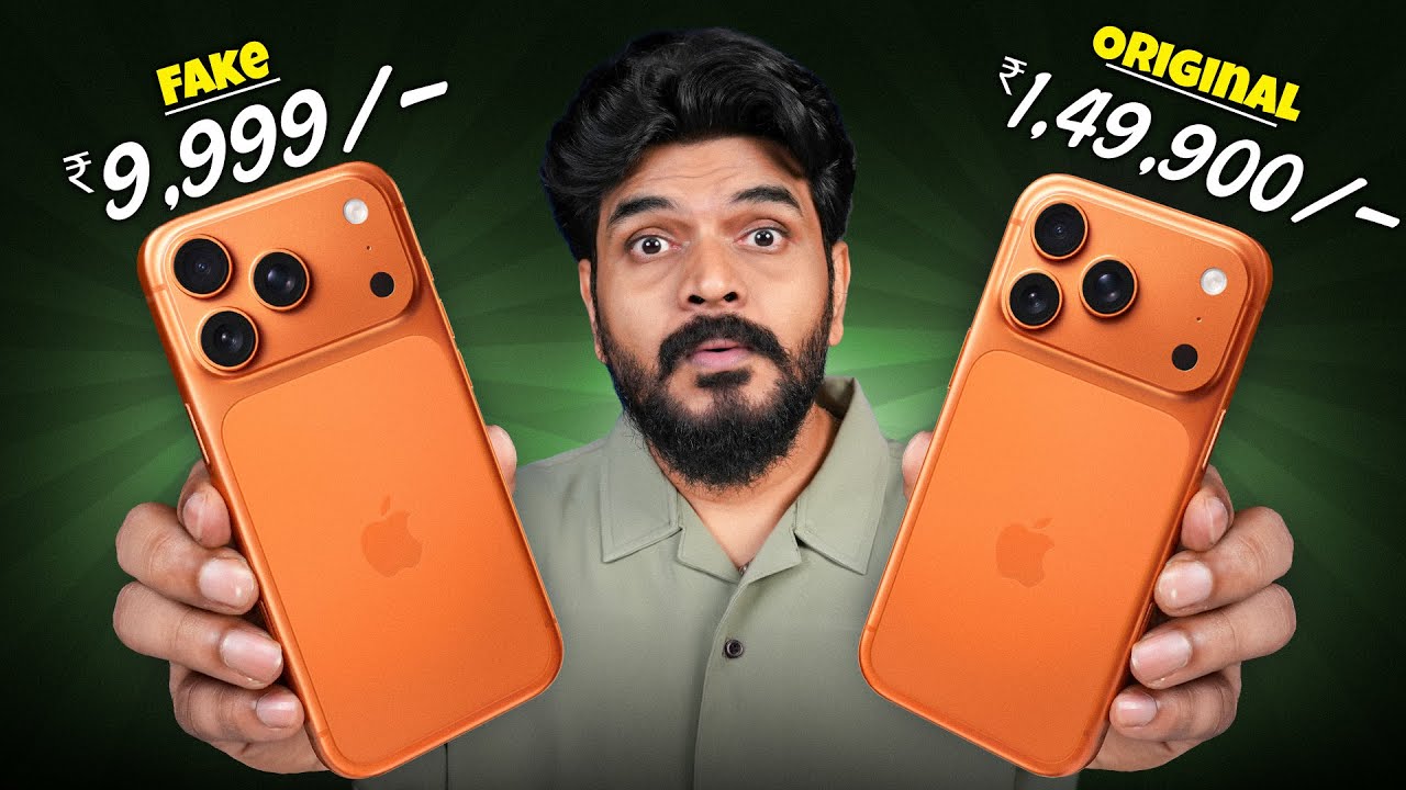 Fake iPhone 17 Pro Max vs Original 🔥 Full Comparison in Telugu || How ...