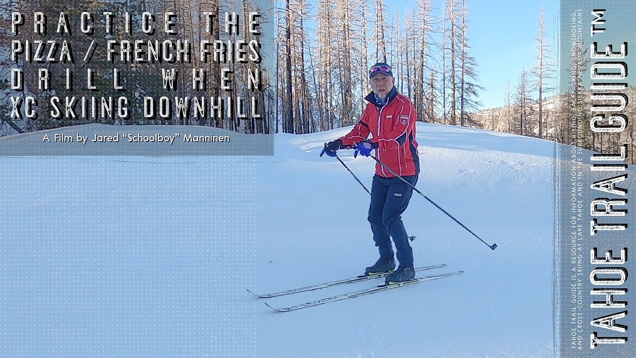 Practice the Pizza/French Fries Drill When XC Skiing Downhill - YouTube