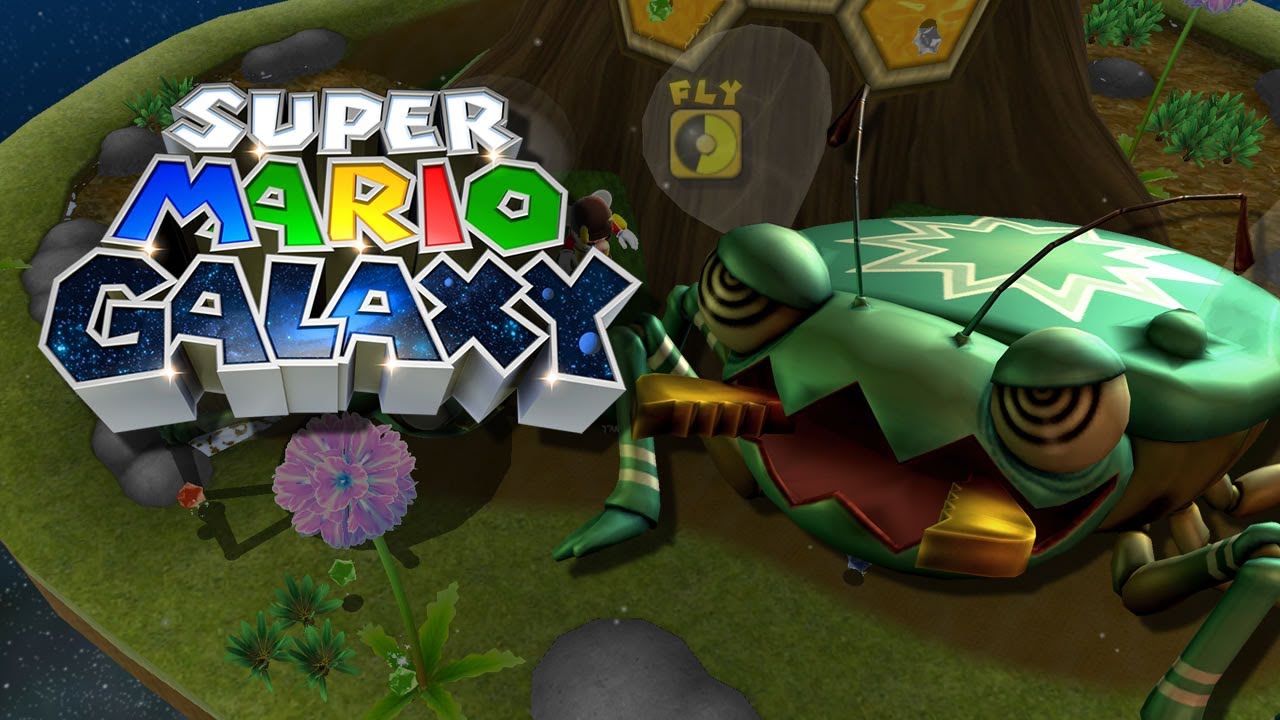 Super Mario Galaxy - Honey Hive Galaxy - Big Bad Bugaboom - 7/120 ...