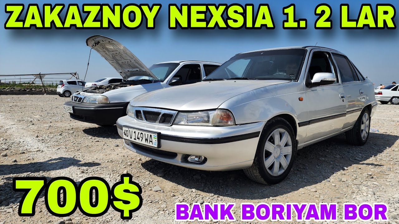 13 YANVAR FARGONA MASHINA BOZORIDA 700$ 1000$ VARYANTGA NEKSYA 1 NEXSIA ...