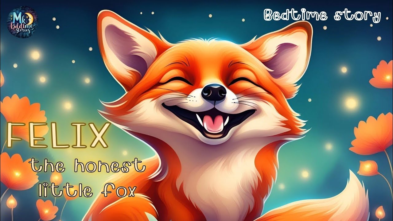 🦊FELIX THE HONEST FOX🦊 Relaxing bedtime story narration with warm moral ...