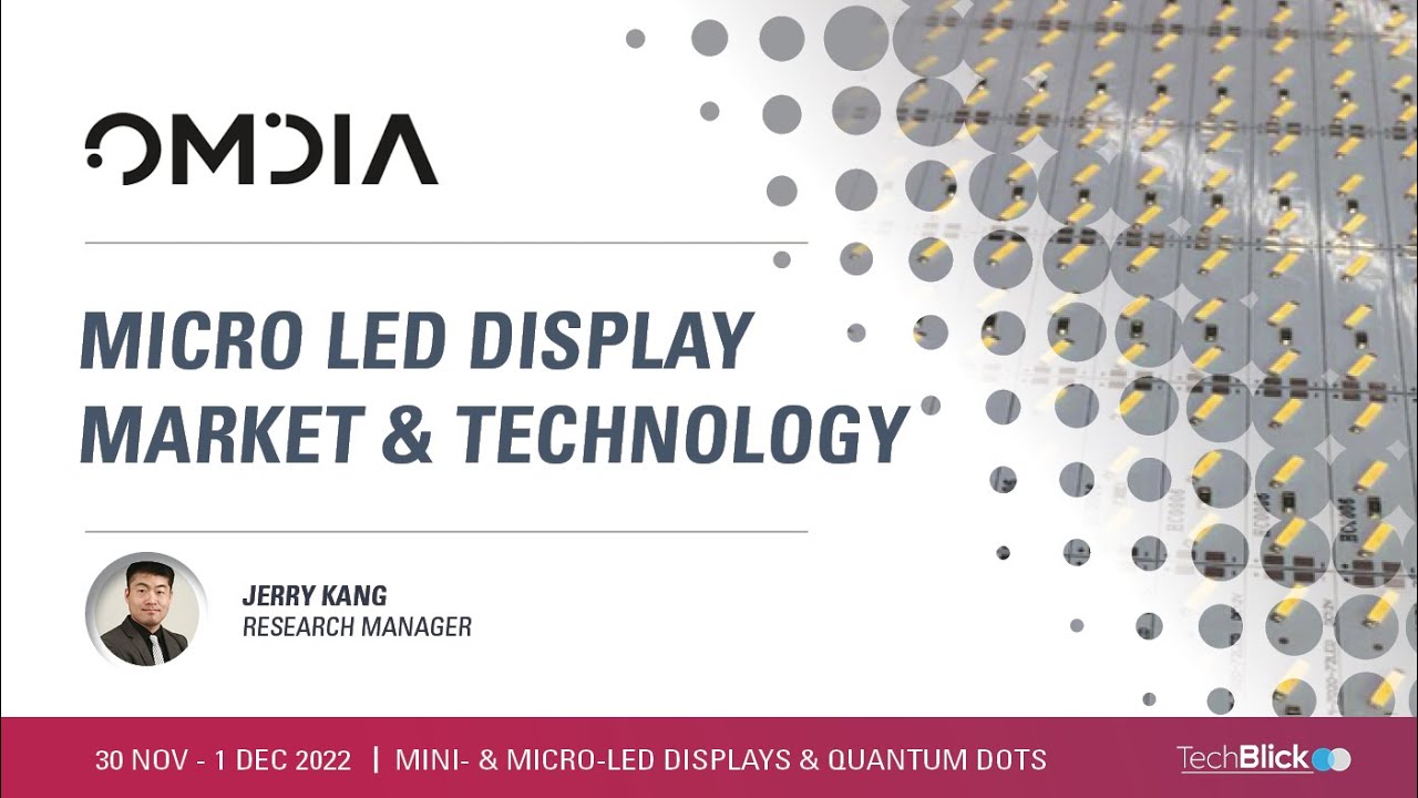Omdia Display | Micro LED Display Market and Technology - YouTube