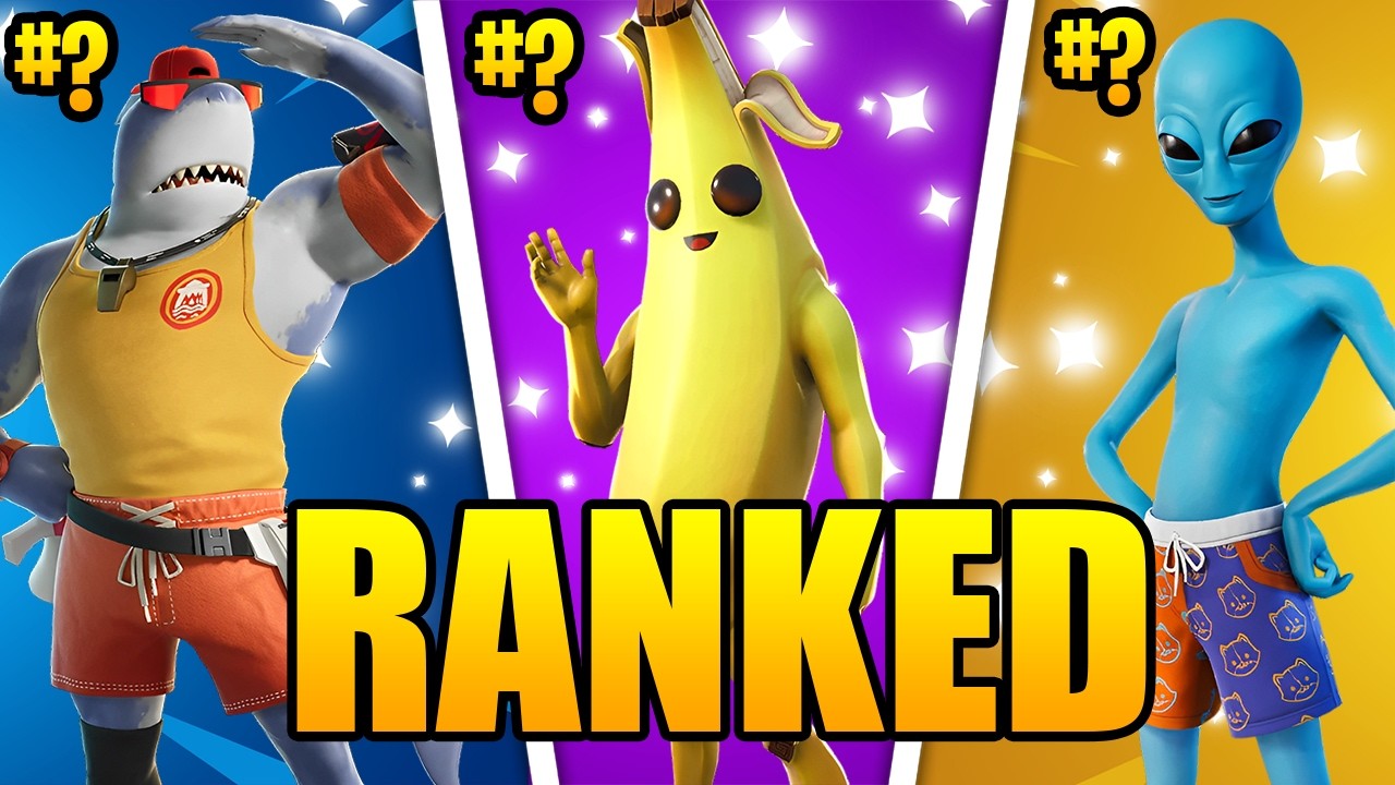 Fortnite's Best Meme Skins - YouTube