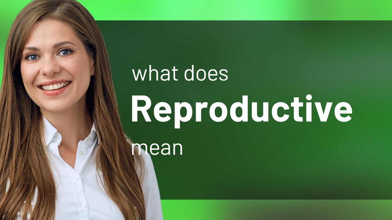 Reproductive — meaning of REPRODUCTIVE - YouTube