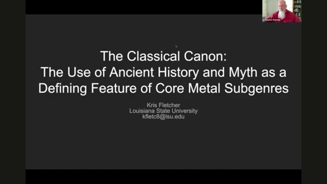 Kris Fletcher: The Use of Ancient History and Myth as a Defining ...