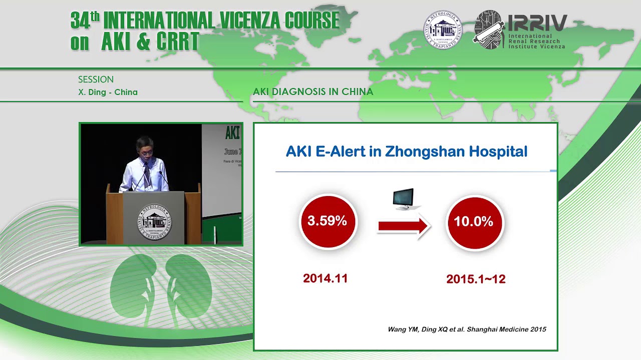 AKI diagnosis in China - X. Ding - YouTube