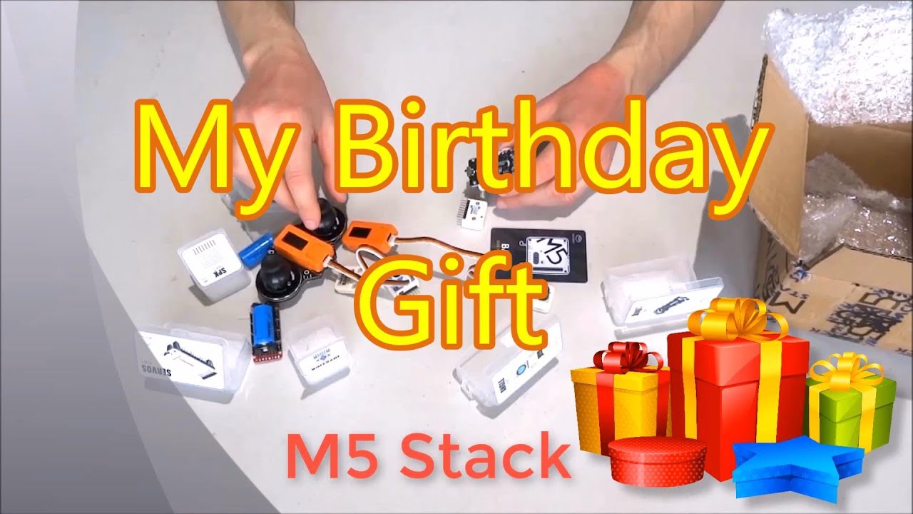 Unboxing My Birthday T From M5stack Bugc Esp32 Robot Joyc 8