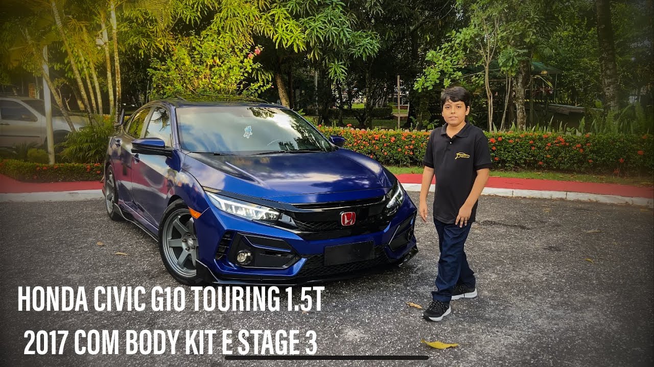 HONDA CIVIC G10 TOURING 1.5T 2017 320CV🔥, porém com STAGE 3 e BODY KIT ...