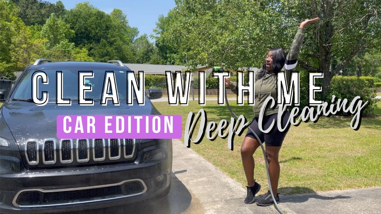 Deep Cleaning My Junky Car | Spring Cleanout + Car Wash 2022 - YouTube