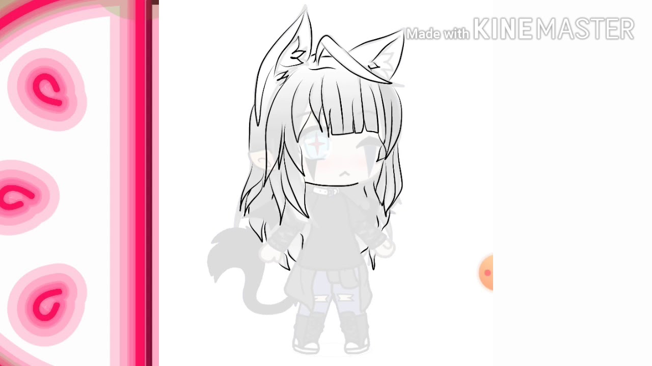 My first line-art! |gacha life - YouTube