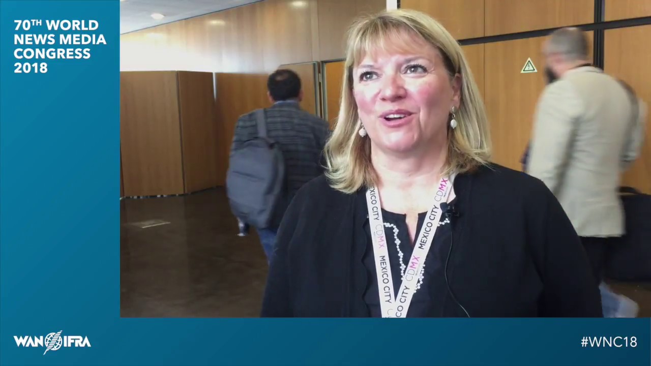 Nancy Lane: Paid content "top priority" at US papers - YouTube