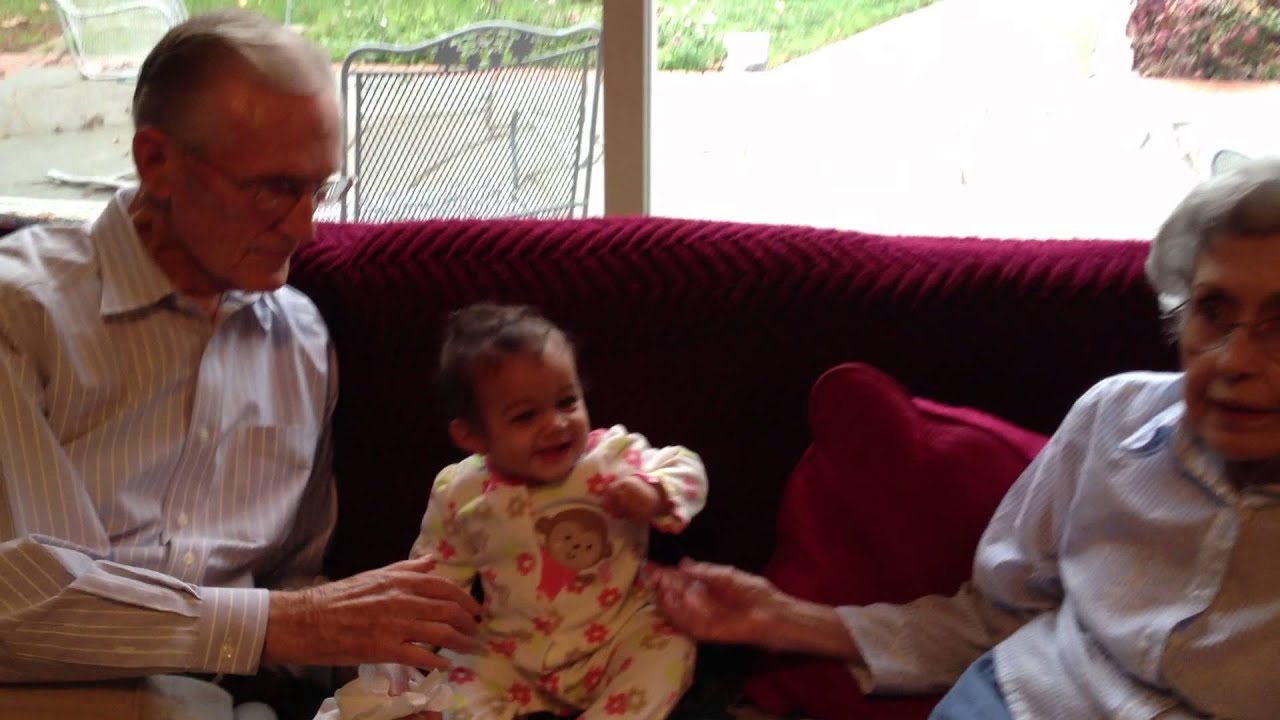Great-granddaddy, Great-grandmommy, and Kaia - YouTube