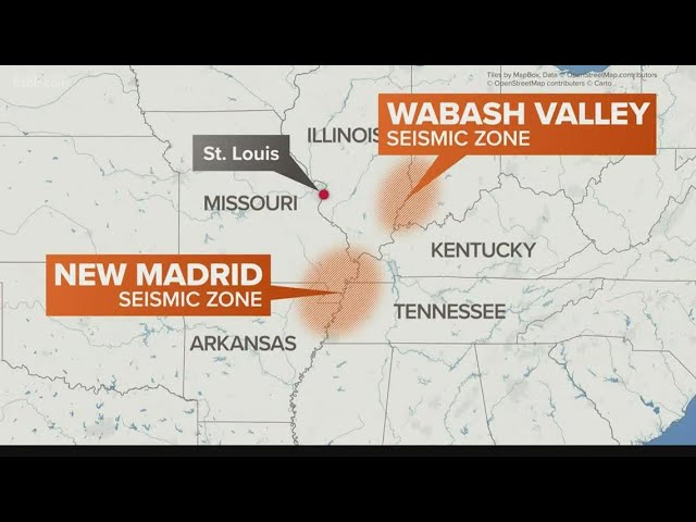 Midwest Fault Line Map