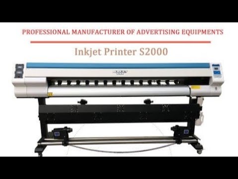 Audley S2000 Eco Solvent Printer with Single and Double Xp600 Head ...
