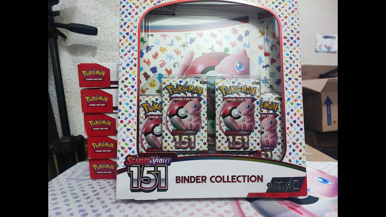 Abrimos Case Completo de Blinder Colector Pokemon 151 - YouTube