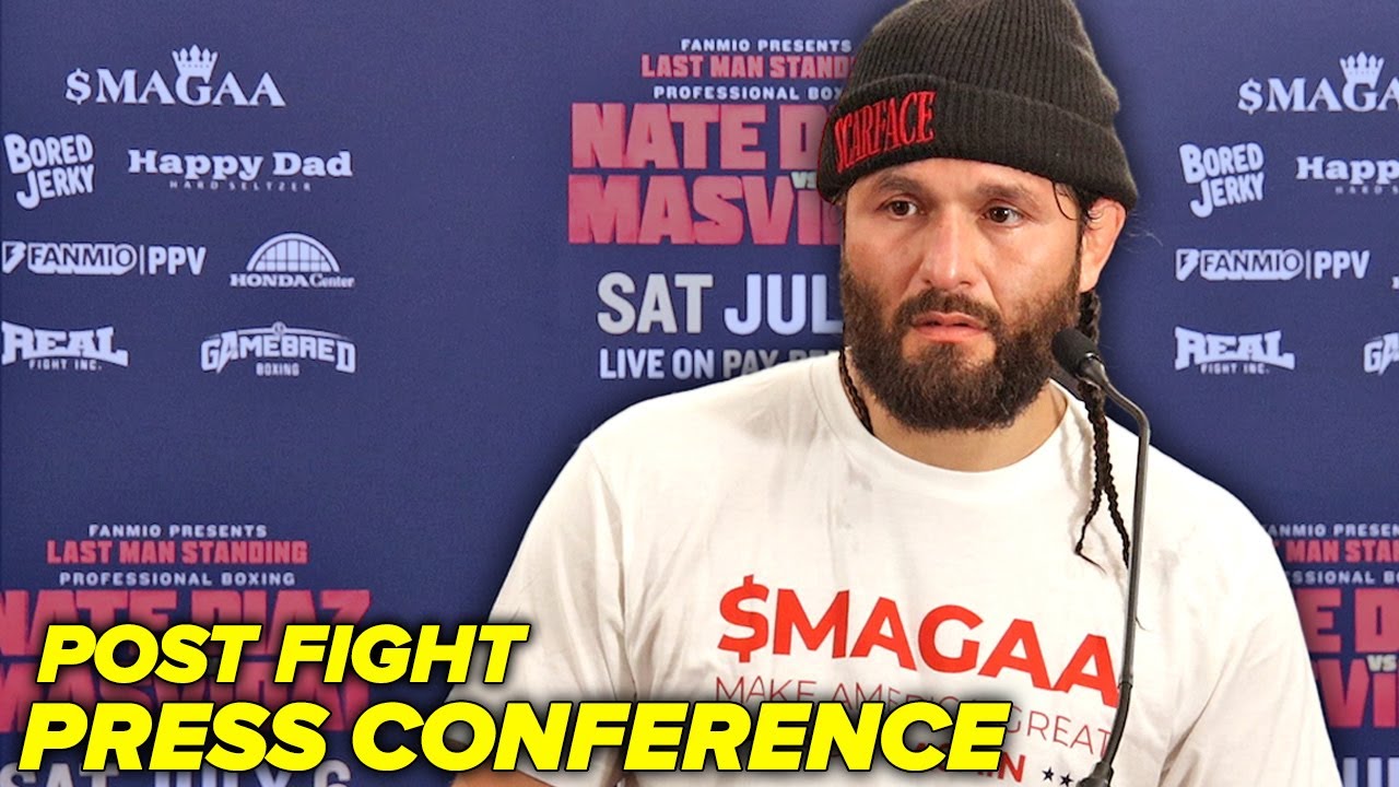 GUTTED Jorge Masvidal Full Post Fight Press Conference vs Nate Diaz ...