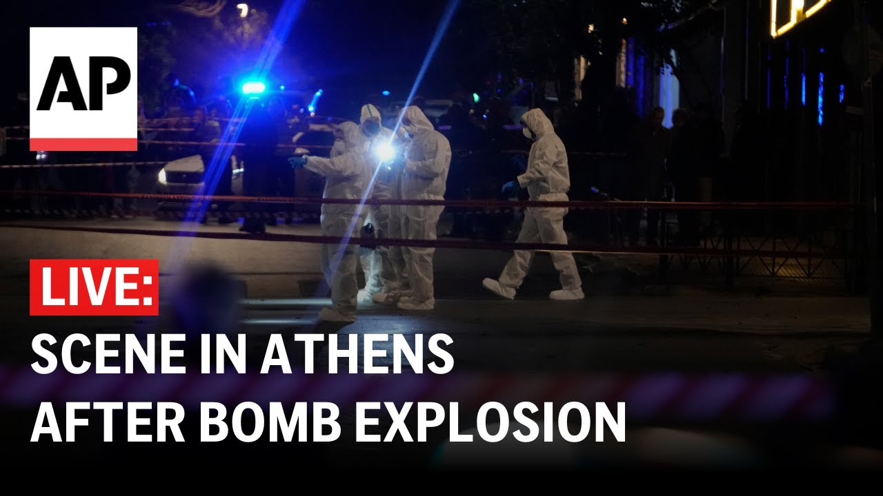 LIVE: Scene in Athens after bomb explosion in Greece - YouTube