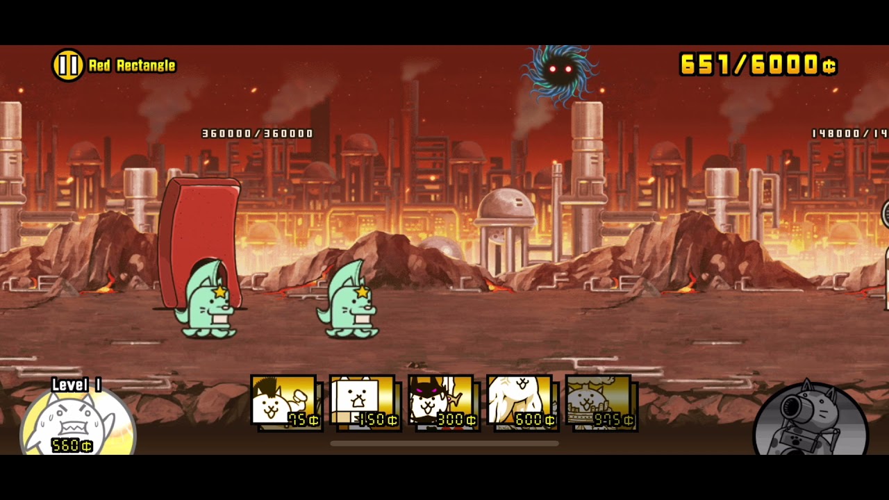 The Battle Cats - The Passion of Cat God - Red Rectangle - YouTube